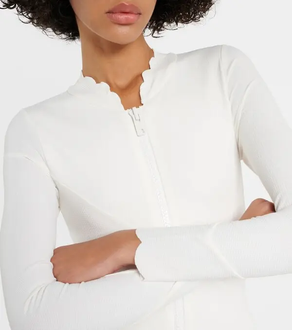 Marysia North Sea Rashguard Swimsuit - White