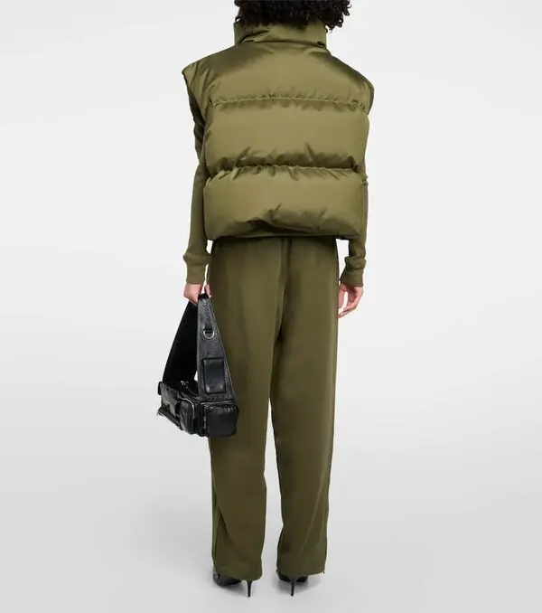 Wardrobe.NYC Cropped Puffer Vest