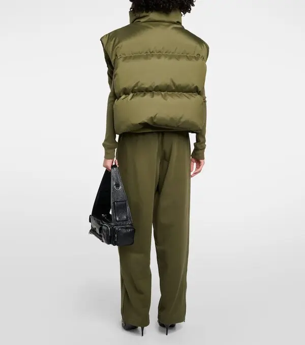 Wardrobe.NYC Cropped Puffer Vest