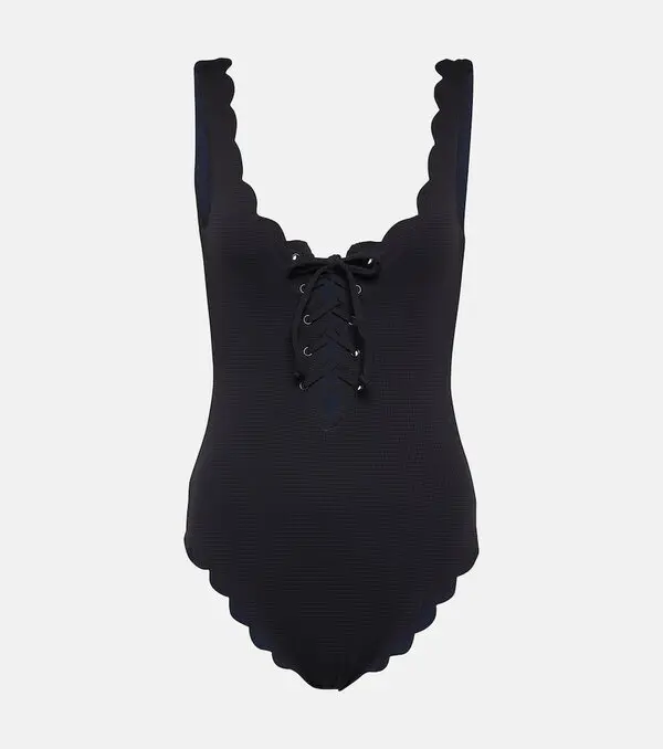 Marysia Palm Springs Tie One-piece Swimsuit - Black