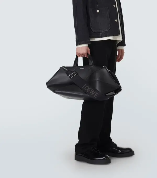 Loewe Puzzle Fold Duffle Bag - Black | Editorialist