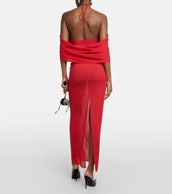 Magda Butrym Floral-appliqué Gown