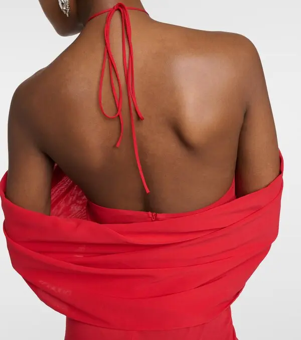 Magda Butrym Floral-appliqué Gown