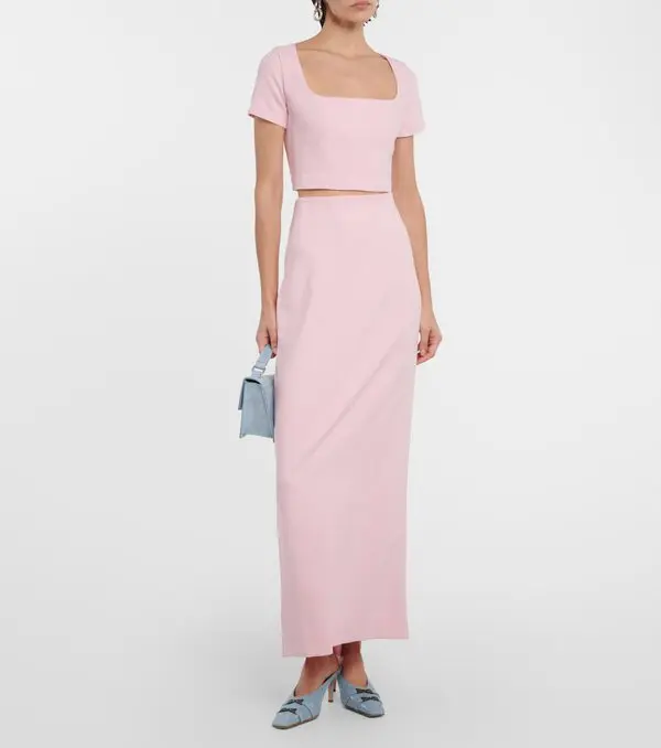 Staud Jeremiah High-rise Maxi Skirt
