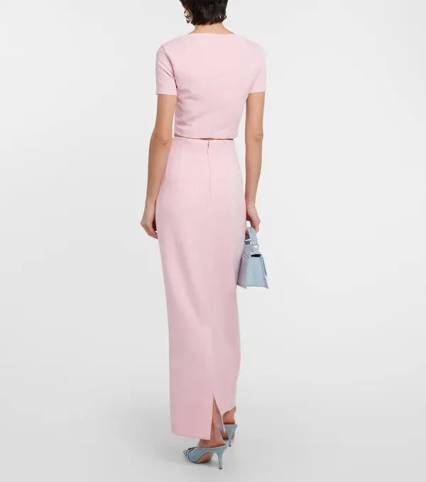 Staud Jeremiah High-rise Maxi Skirt