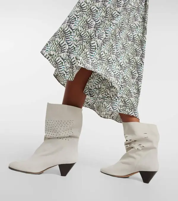 Isabel Marant Reachi Ankle Boots - Beige