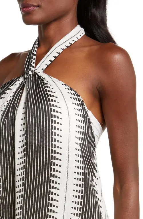 Elan Halter Neck Cover-up Maxi Dress