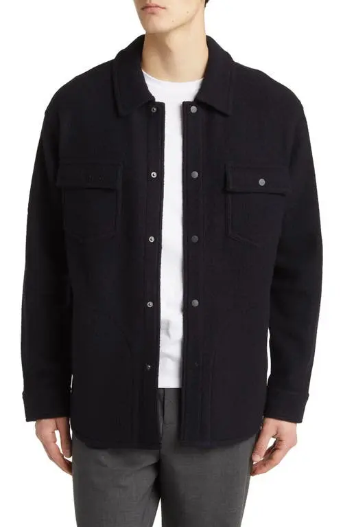 Reigning Champ Warden Boiled Wool Overshirt