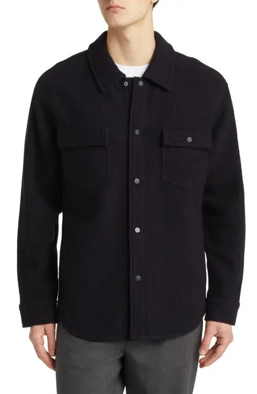 Reigning Champ Warden Boiled Wool Overshirt