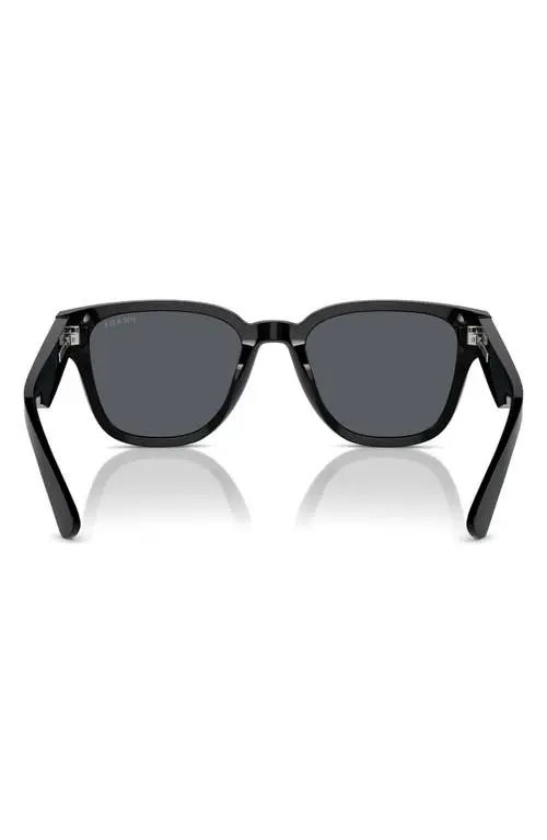 Prada 52mm Pillow Sunglasses - Black
