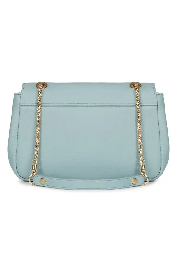 Strathberry Mini Soft Leather East/west Shoulder Bag - Duck Egg Blue