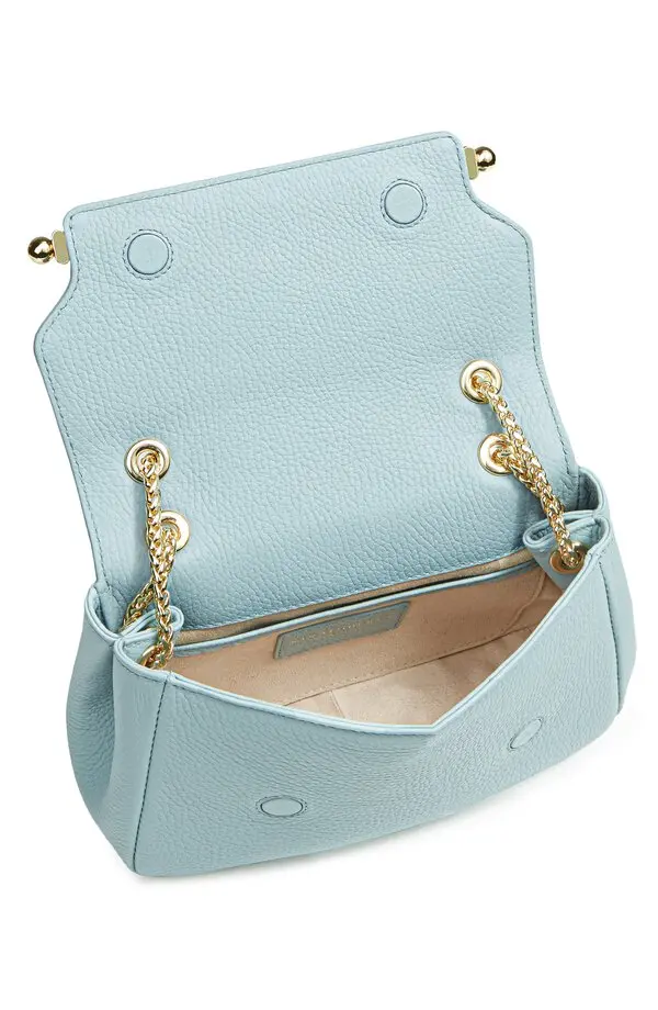Strathberry Mini Soft Leather East/west Shoulder Bag - Duck Egg Blue