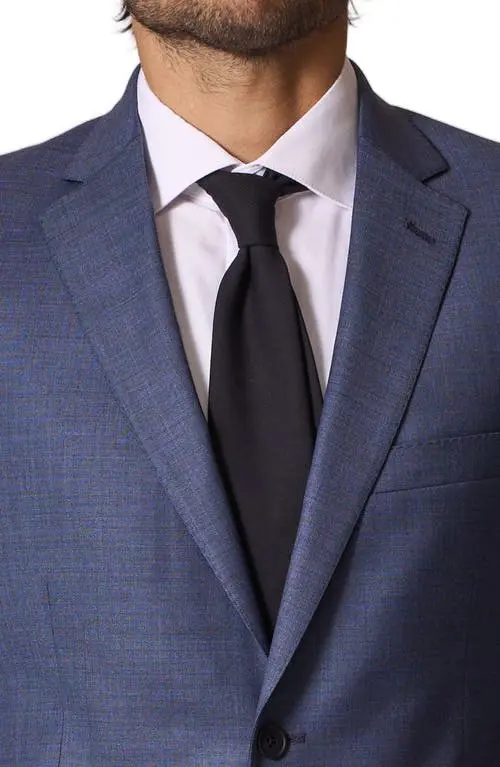 Jb Britches Sartorial Classic Fit Stretch Wool Suit - Blue