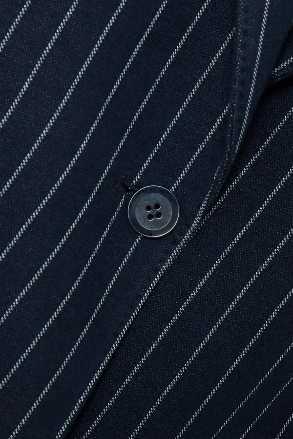 Max Mara Aceri Pinstriped Blazer