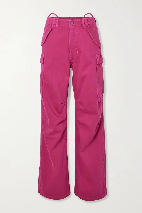 Denimist High-rise Boyfriend Cargo Jeans