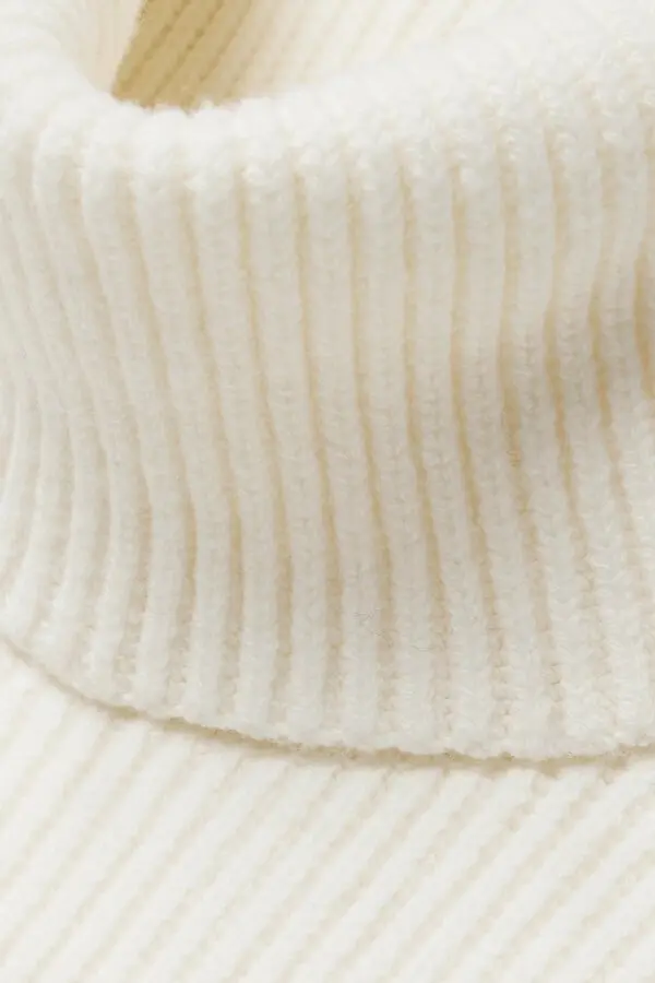 Simkhai Maple Ribbed Wool And Cashmere-blend Turtleneck Top