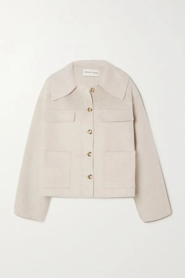 Loulou De Saison Cilla Wool-cashmere Jacket
