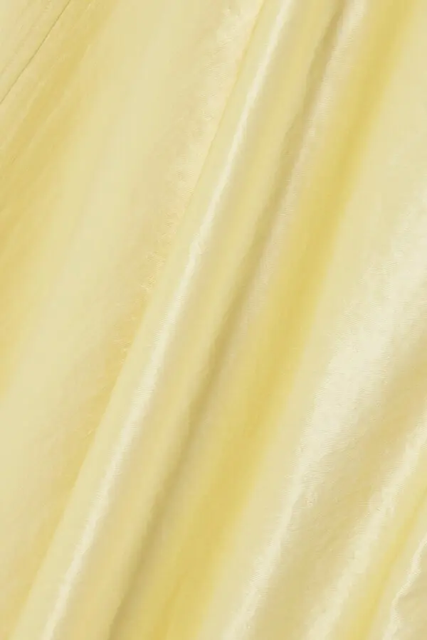 ABADIA - Abadia Yara Hammered-satin Gown