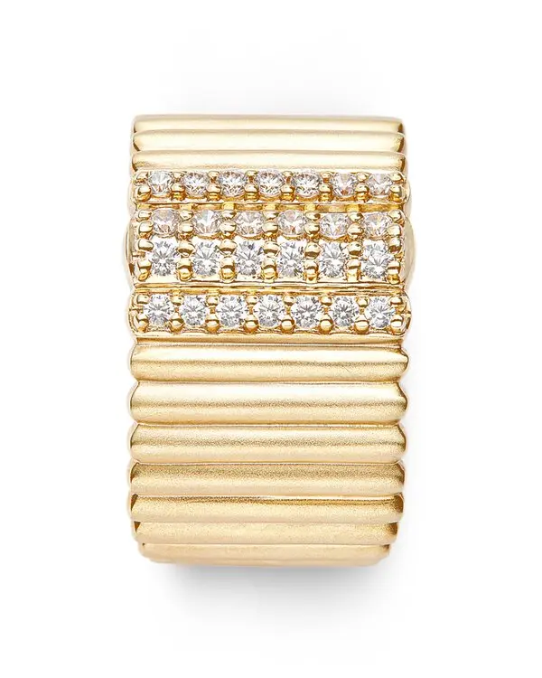 Bloomingdale'S 14k Yellow Diamond Statement Ring 0.30 Tcw