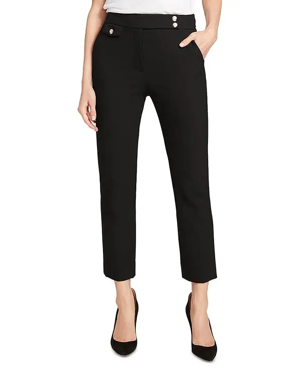 Veronica Beard Renzo Trousers - Black/silver