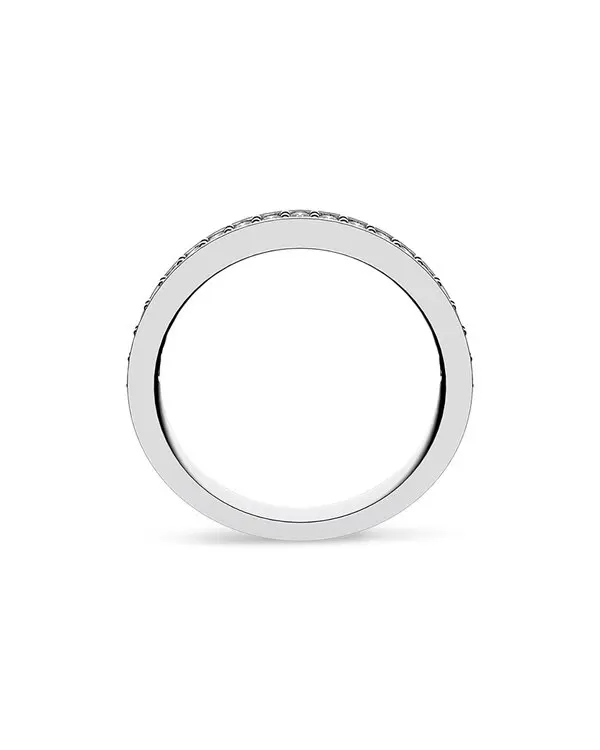 SWAROVSKI Rare Pave Stack Ring In Rhodium Plated