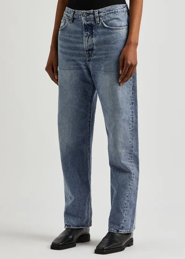 TOTEME Twisted Seam Straight-leg Jeans