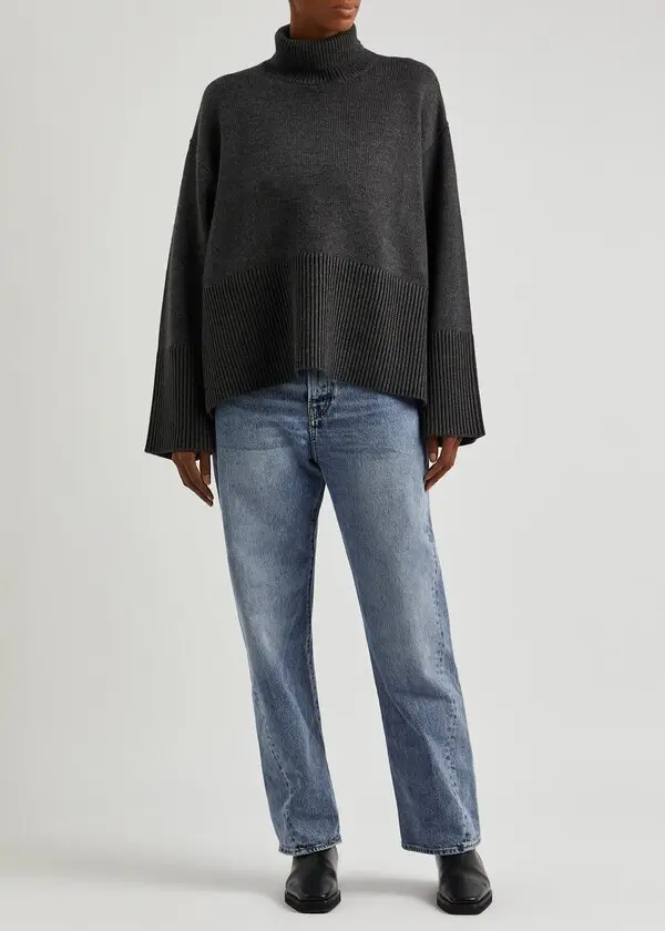 TOTEME Twisted Seam Straight-leg Jeans