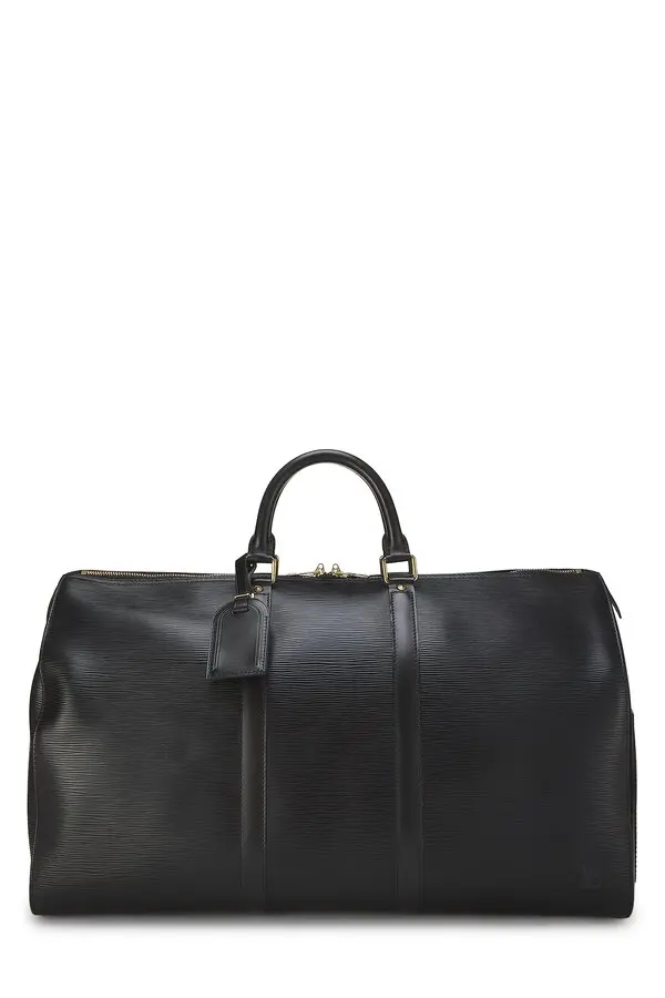 LOUIS VUITTON Epi Keepall 50 - Black