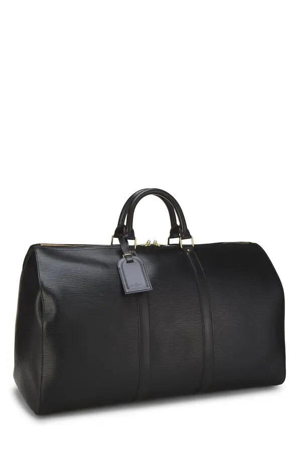LOUIS VUITTON Epi Keepall 50 - Black
