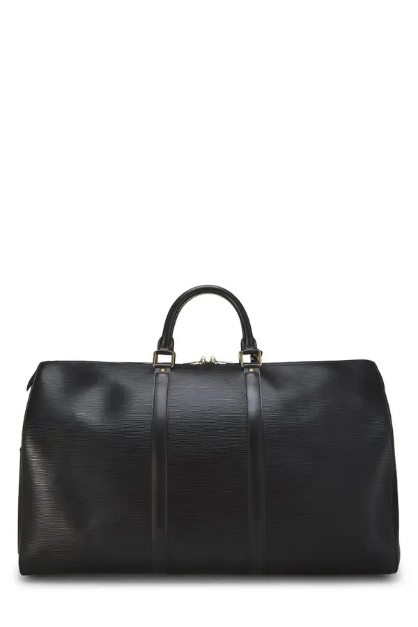 LOUIS VUITTON Epi Keepall 50 - Black