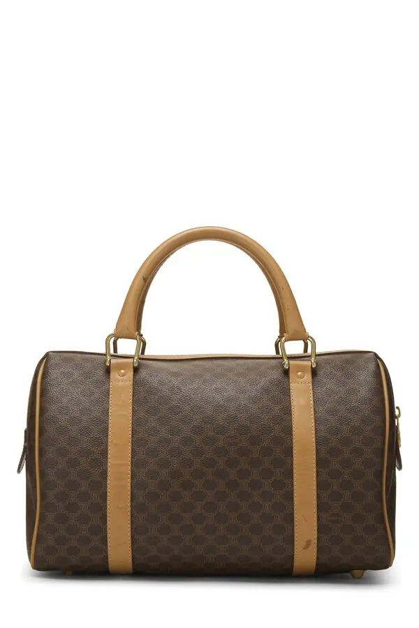 Celine Coated Canvas Macadam Handbag