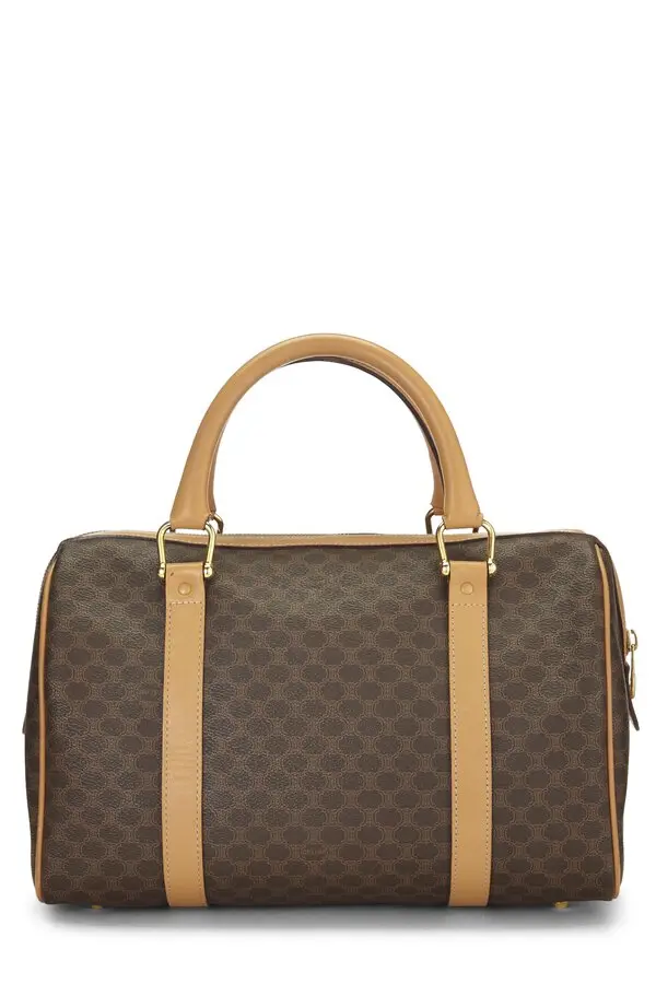 Celine Coated Canvas Macadam Handbag