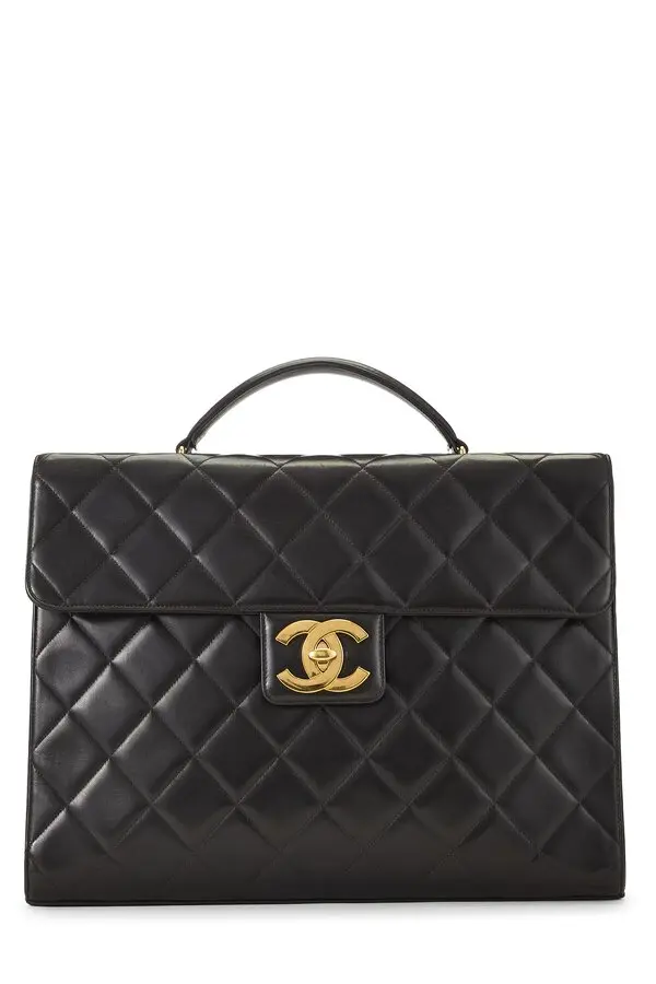Chanel Quilted Lambskin Briefcase