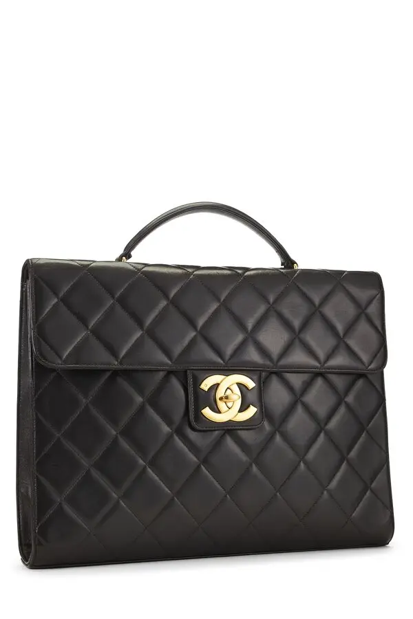 Chanel Quilted Lambskin Briefcase