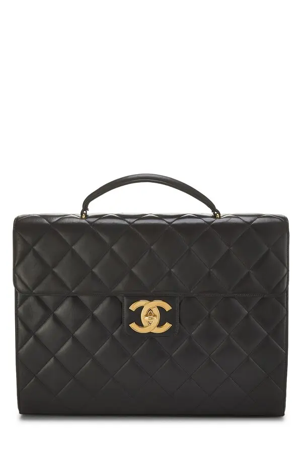 Chanel Quilted Lambskin Briefcase