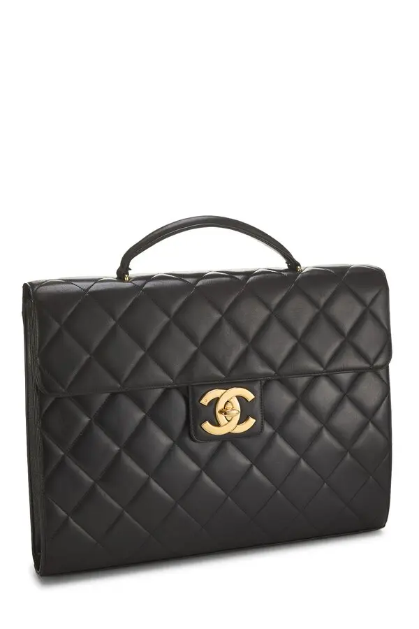 Chanel Quilted Lambskin Briefcase