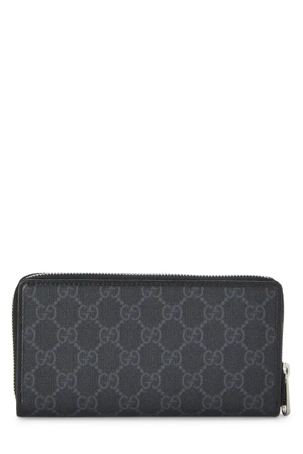 Gucci Gg Supreme Canvas Zip Around Wallet
