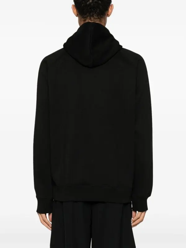 Carhartt Work In Progress Logo-print Cotton-blend Hoodie - Black