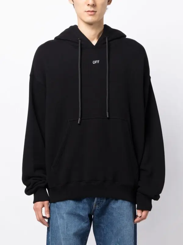 Off-White Noise Arrow Drawstring Hoodie