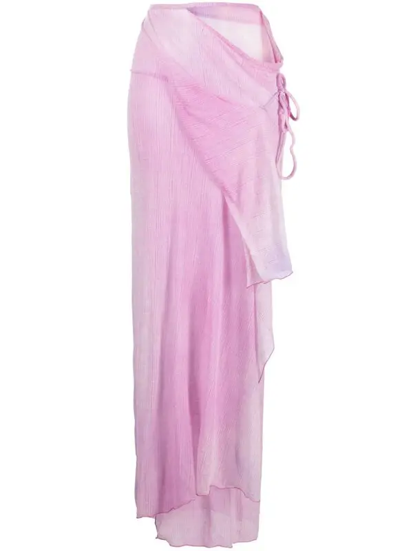 Acne Studios Draped Wrap Maxi Skirt