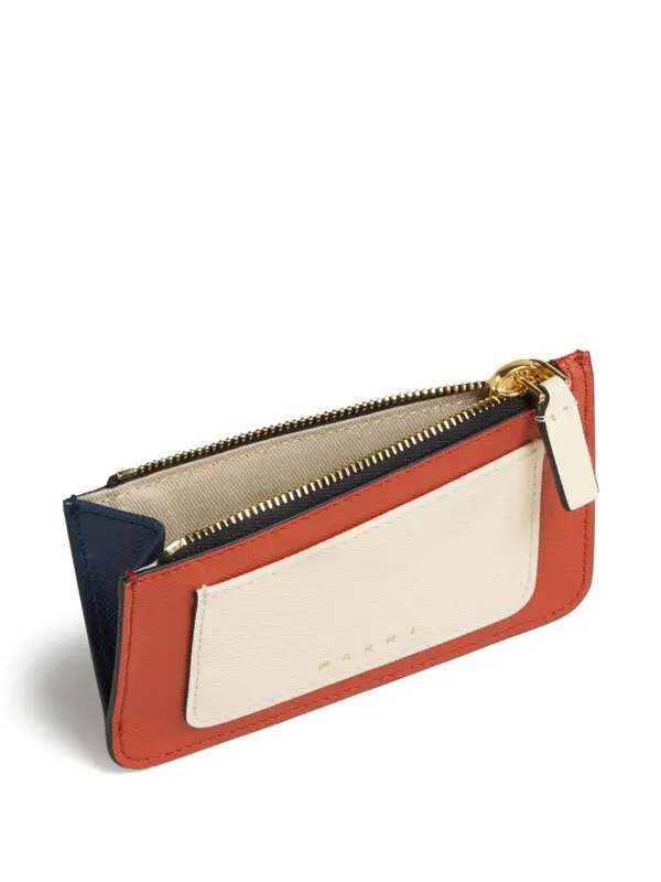 Marni Saffiano Leather Colour-block Wallet