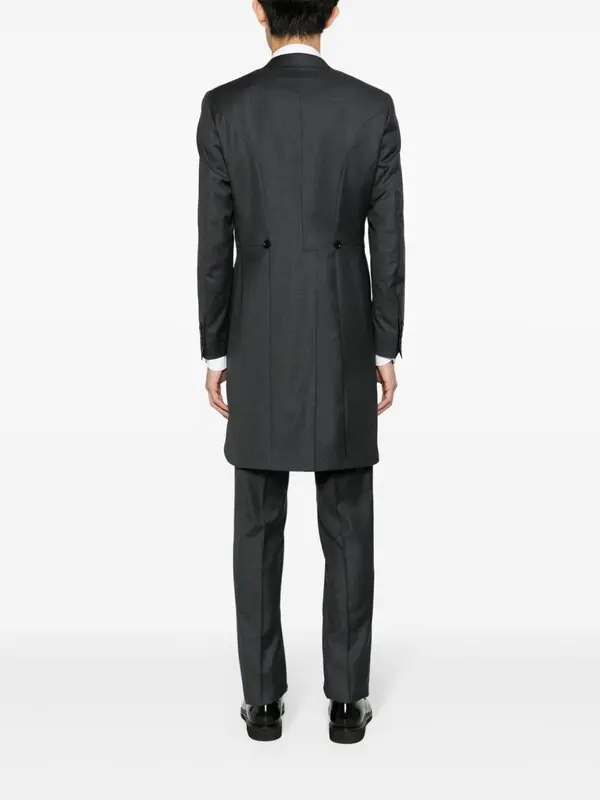 Canali Single-breasted Wool Suit - Grey