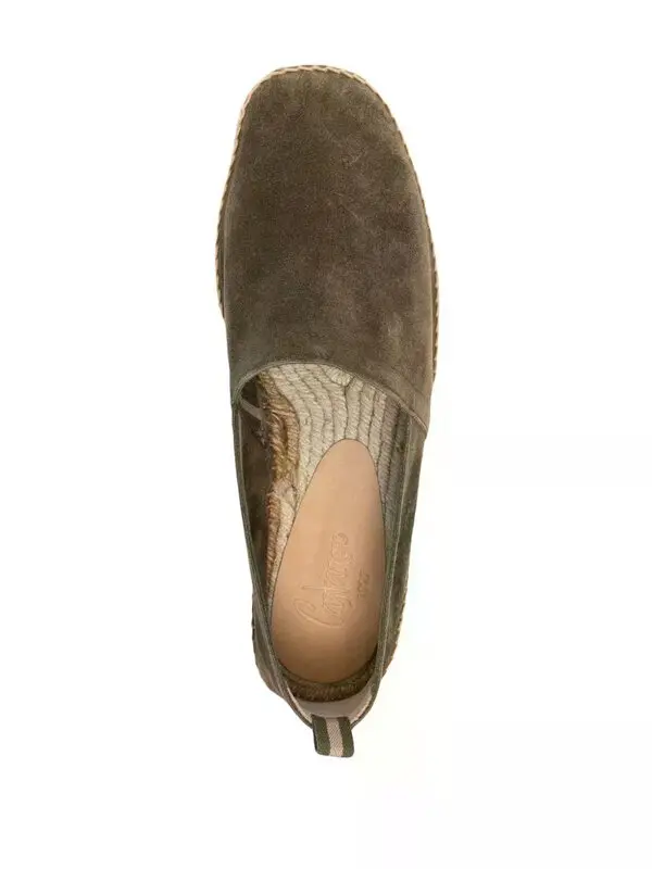 CastaÑer Pablo Suede Espadrilles - Green