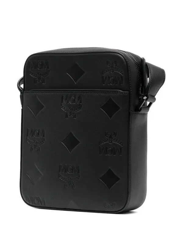 Mcm Klassic Monogram Leather Crossbody Bag