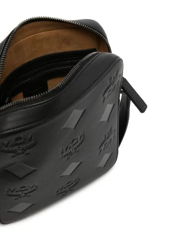 Mcm Klassic Monogram Leather Crossbody Bag