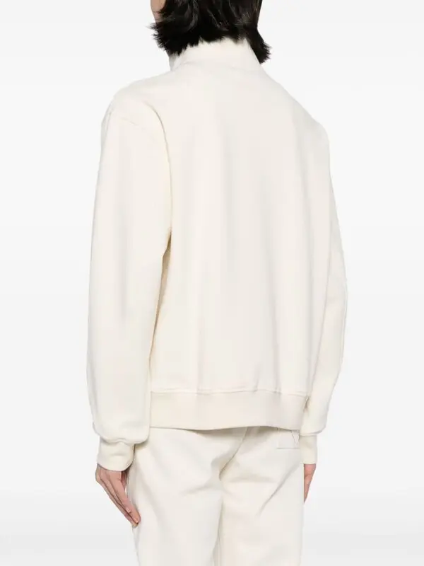 Mcm Essential Logo-embroidered Track Jacket - Neutrals