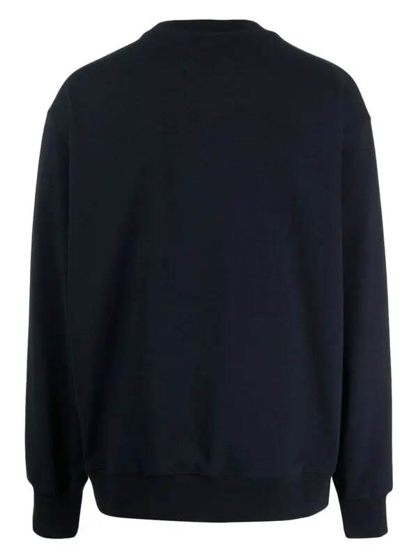 Mcm Logo-appliqué Bouclé Sweatshirt