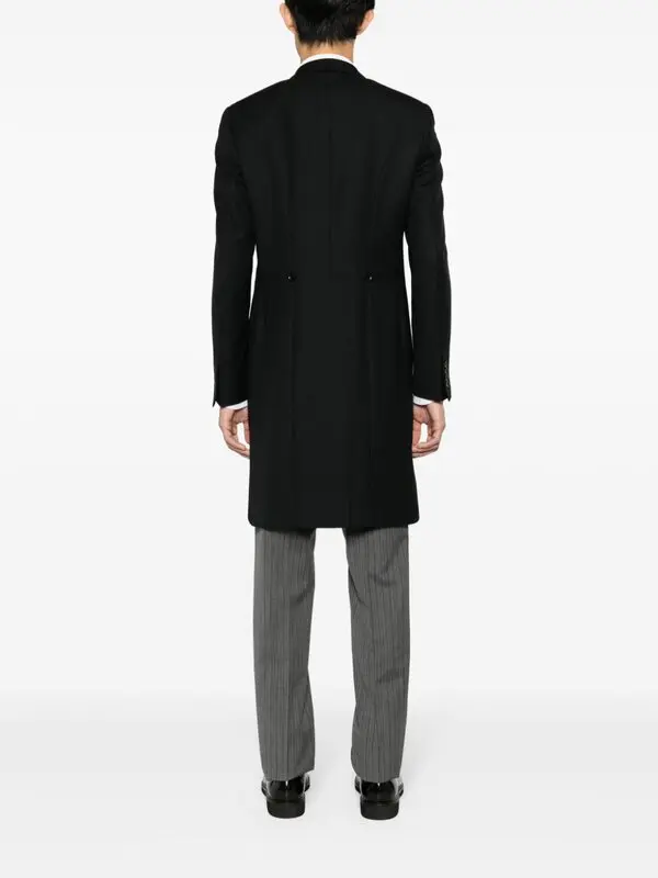 Canali Single-breasted Wool Suit - Black