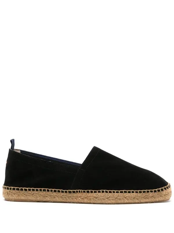 CastaÑer Pablo Suede Espadrilles - Black