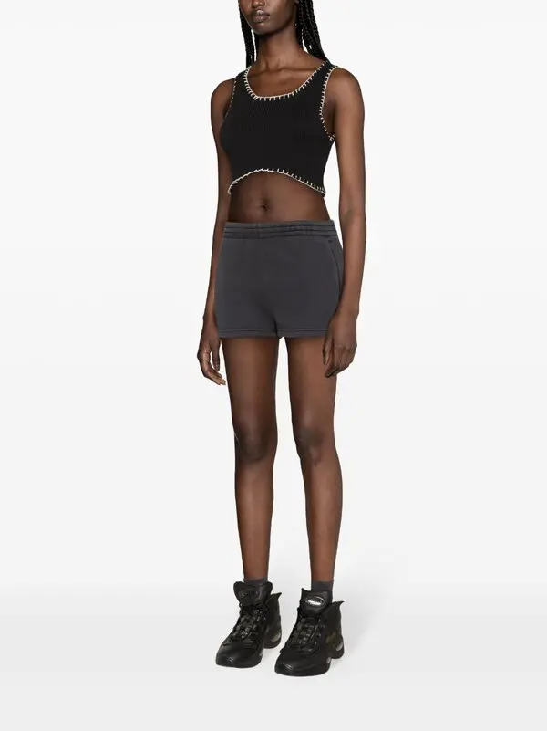Alexander Wang Logo-embroidered Track Shorts
